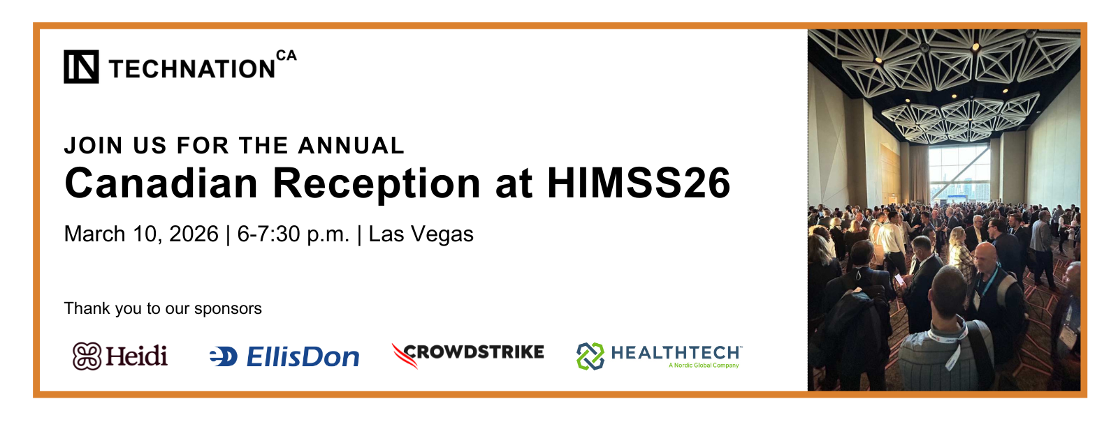 Canadian Reception @ HIMSS26 - TECHNATION
